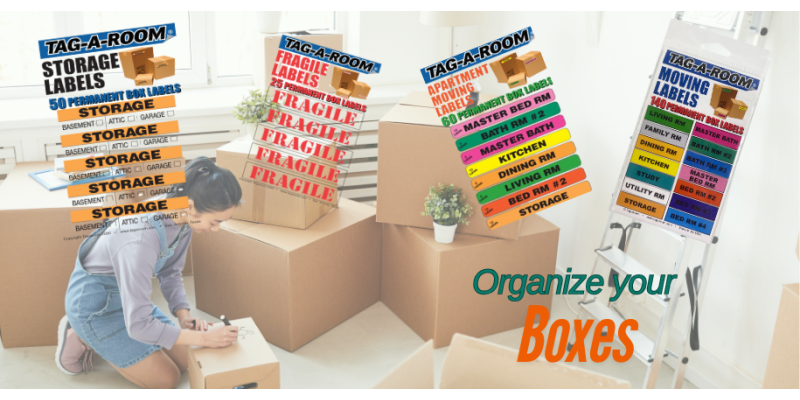 Organize Boxes With Moving Labels