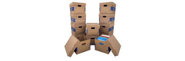 Organizing Your Office with Bulletin Boards and File Stack Boxes