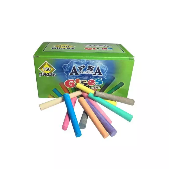 White and Multicolored Chalk, 12 and 150 Pack | Kids Activities and ...