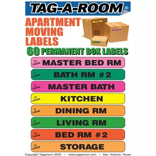 Apartment Lables For Moving Boxes