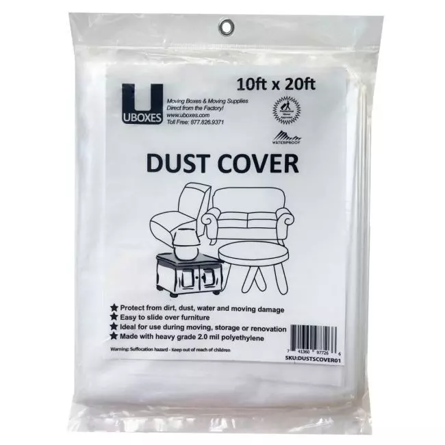 Plastic Dust Covers 10' x 20' Case of 12