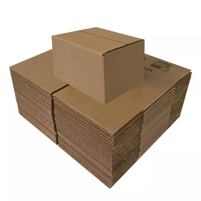 Corrugated Cardboard Boxes 6 x 6 x 4"