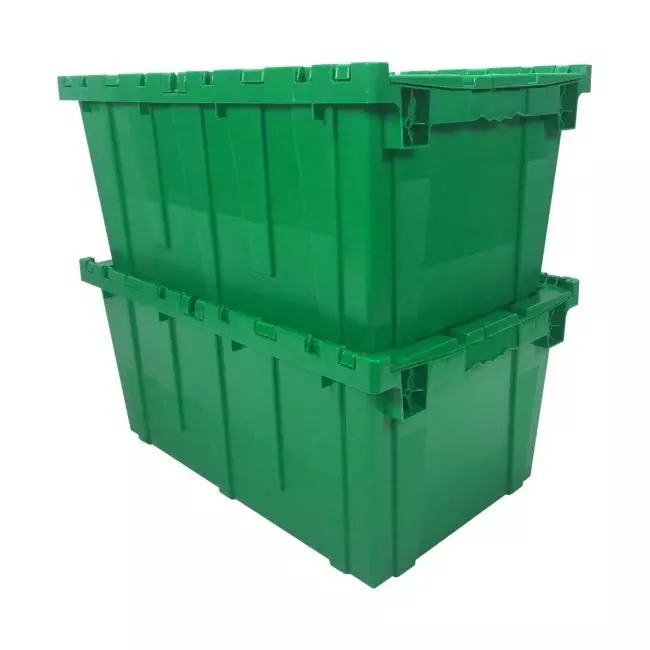 Storage and Packing Plastic Crates, 27" x 17" x 12"
