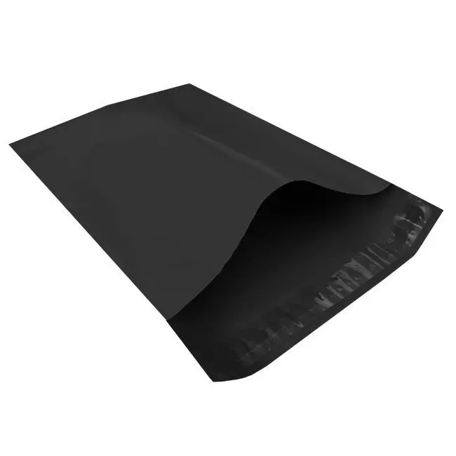 UBmove Colored Poly Mailers (Black, 9" x 12" pack of 200)