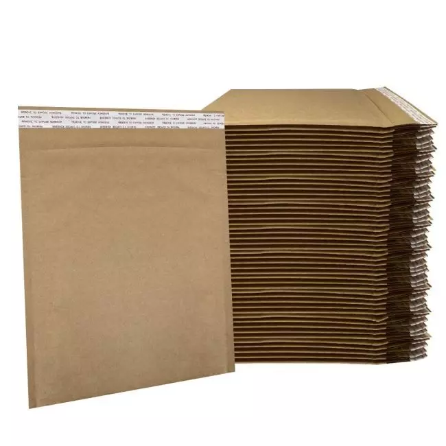 UOFFICE Kraft HoneyComb Cushioning Paper Shipping Mailers (50 Pack, #2 ...