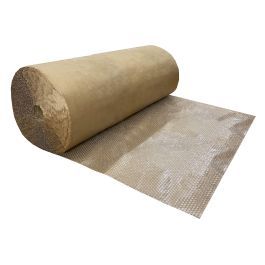 Kraft-Backed Bubble Roll - 125' X 48" Wide